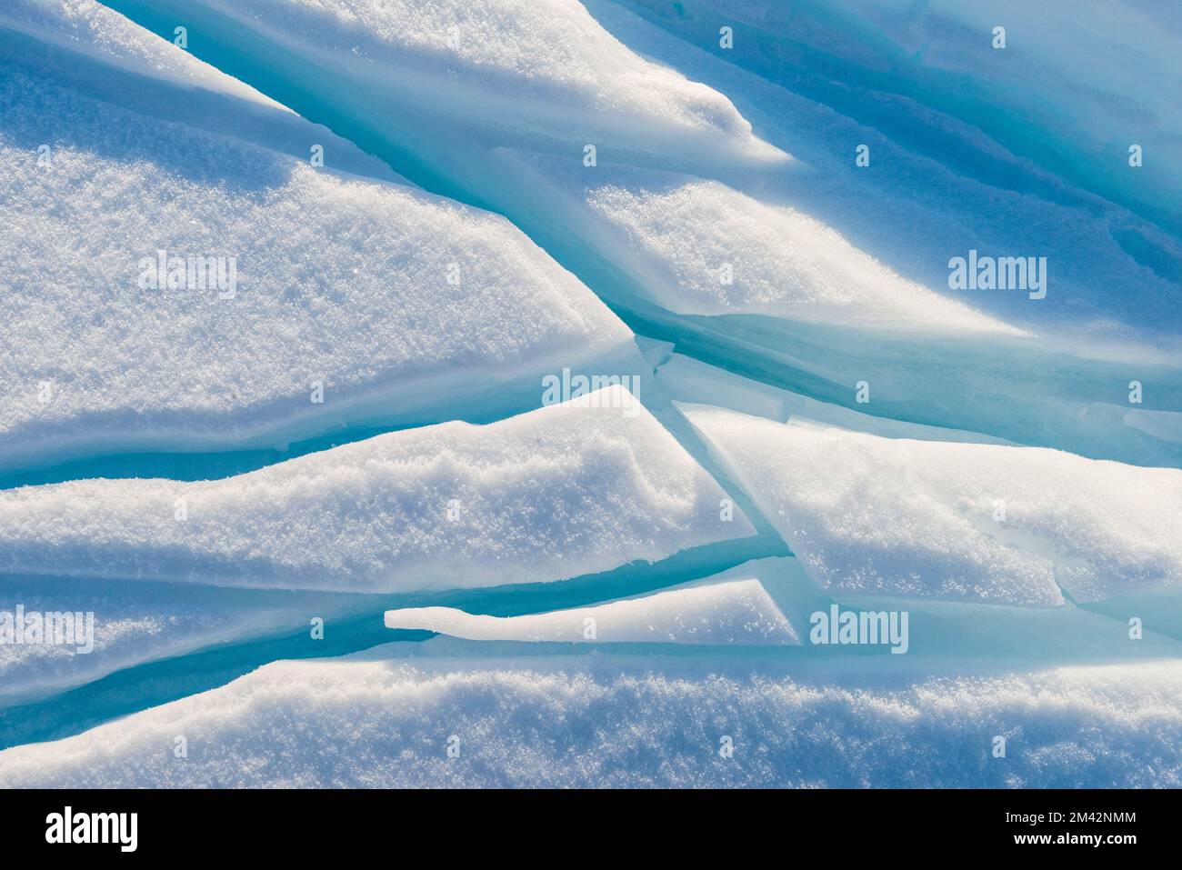 Ice formations on frozen sea Stock Photo - Alamy