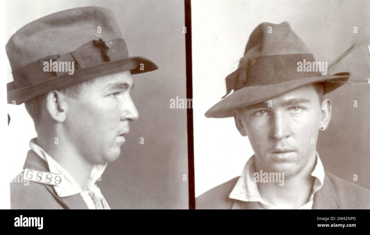 Photograph of Ray Murrell. Bureau of Prisons, Inmate case files Stock ...