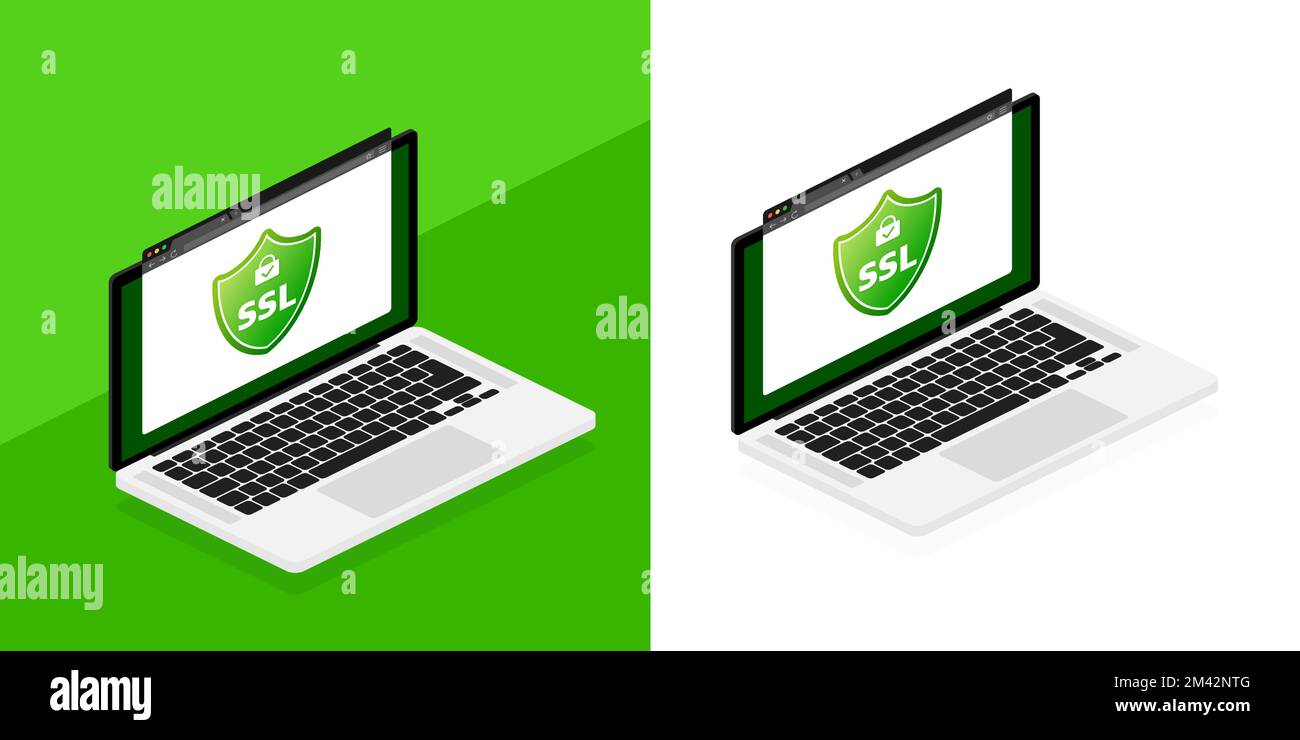 Ssl encryption secure badge Stock Vector Images - Alamy