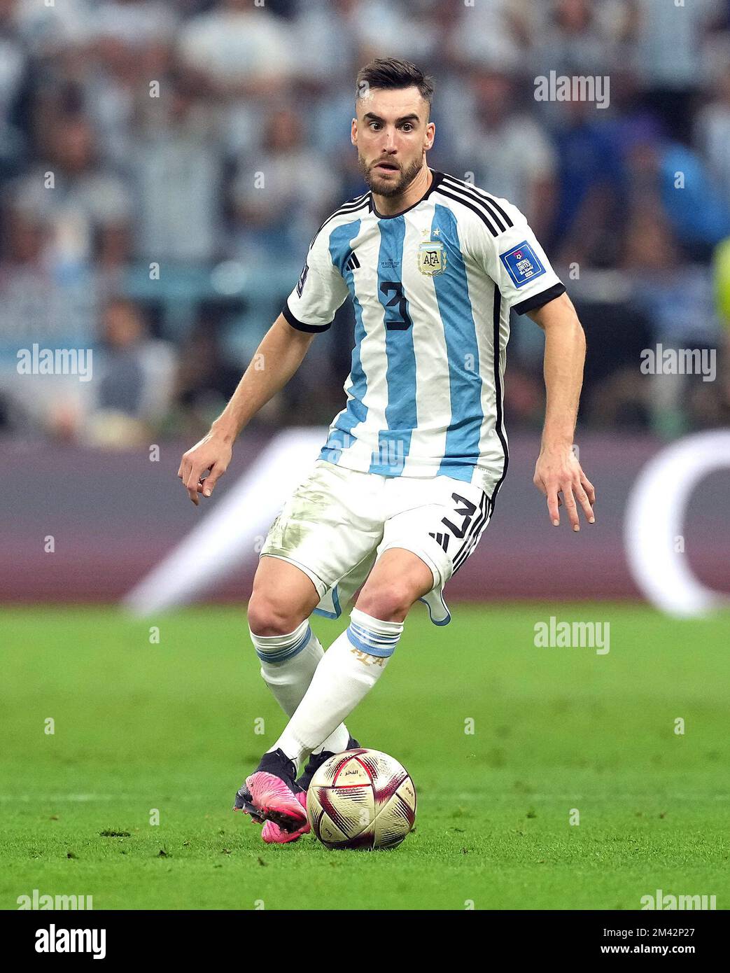 Argentina's Nicolas Tagliafico in action during the FIFA World Cup ...