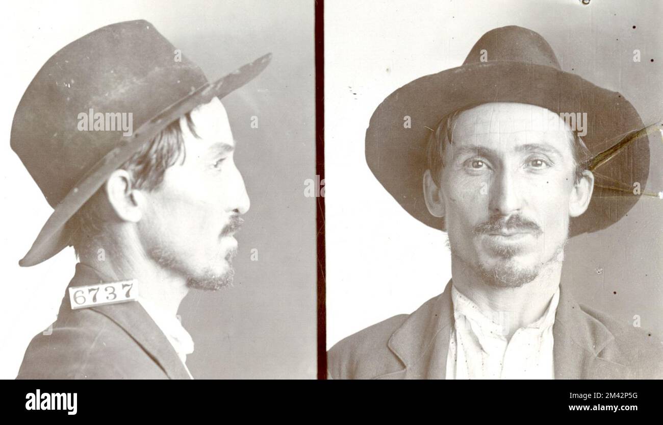 Photograph of J. A. Barnes. Bureau of Prisons, Inmate case files Stock ...