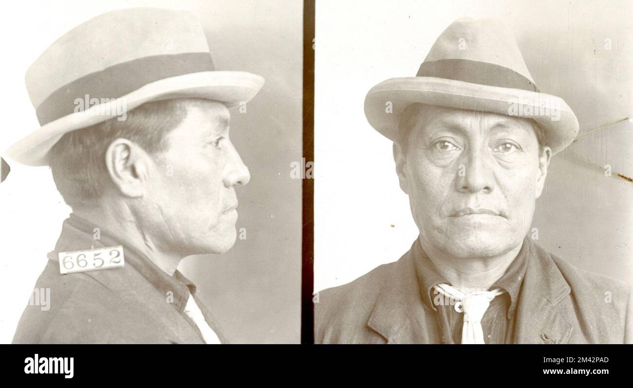 Photograph of George Thomas. Bureau of Prisons, Inmate case files Stock ...