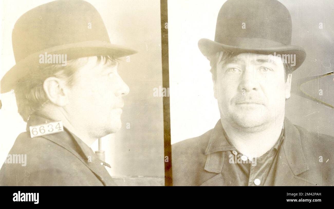 Photograph of James Mulveil. Bureau of Prisons, Inmate case files Stock ...