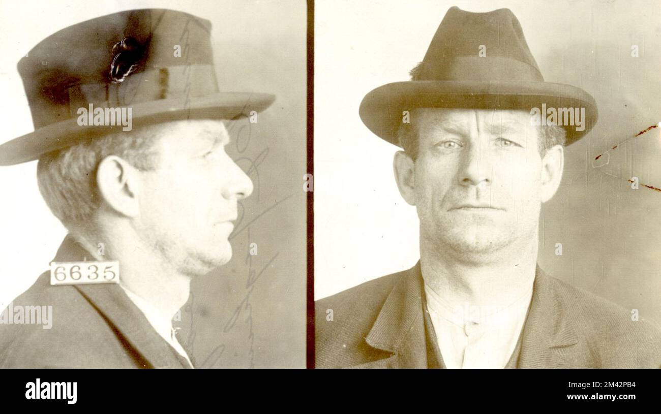 Photograph of Alfred Roe. Bureau of Prisons, Inmate case files Stock ...