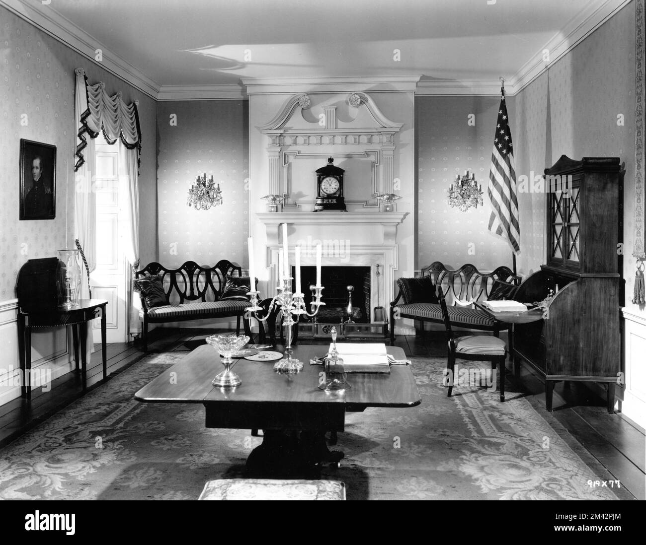 Set Reference Still of Living Room for JOAN CRAWFORD ROBERT TAYLOR and ...