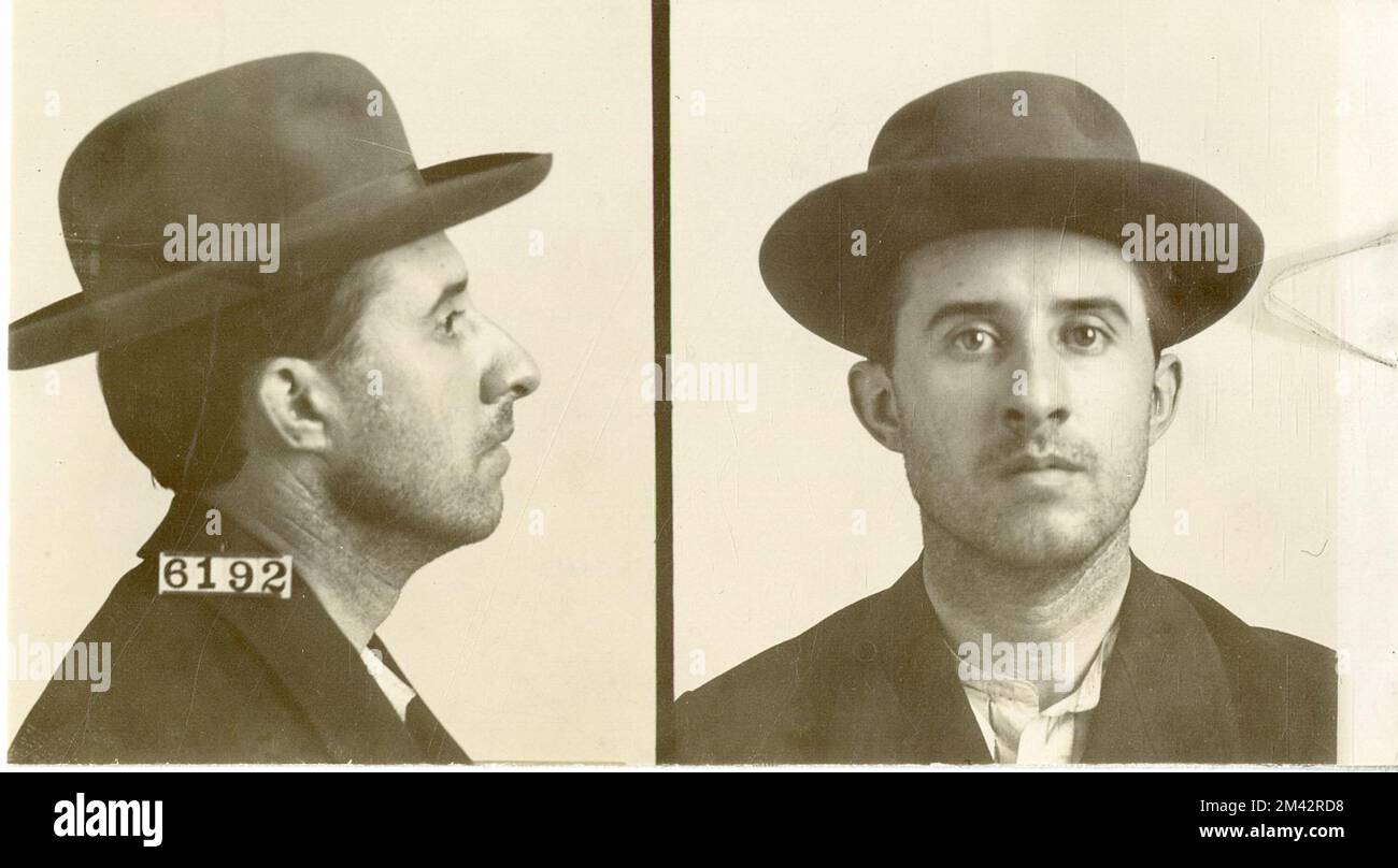 Photograph of Thomas Burke. Bureau of Prisons, Inmate case files Stock ...