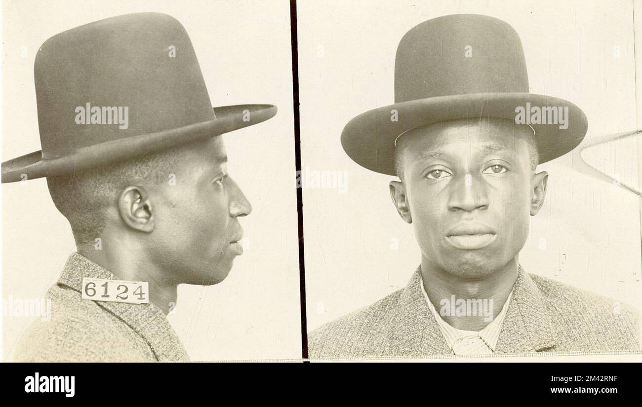 Photograph of Arthur Landon. Bureau of Prisons, Inmate case files Stock ...