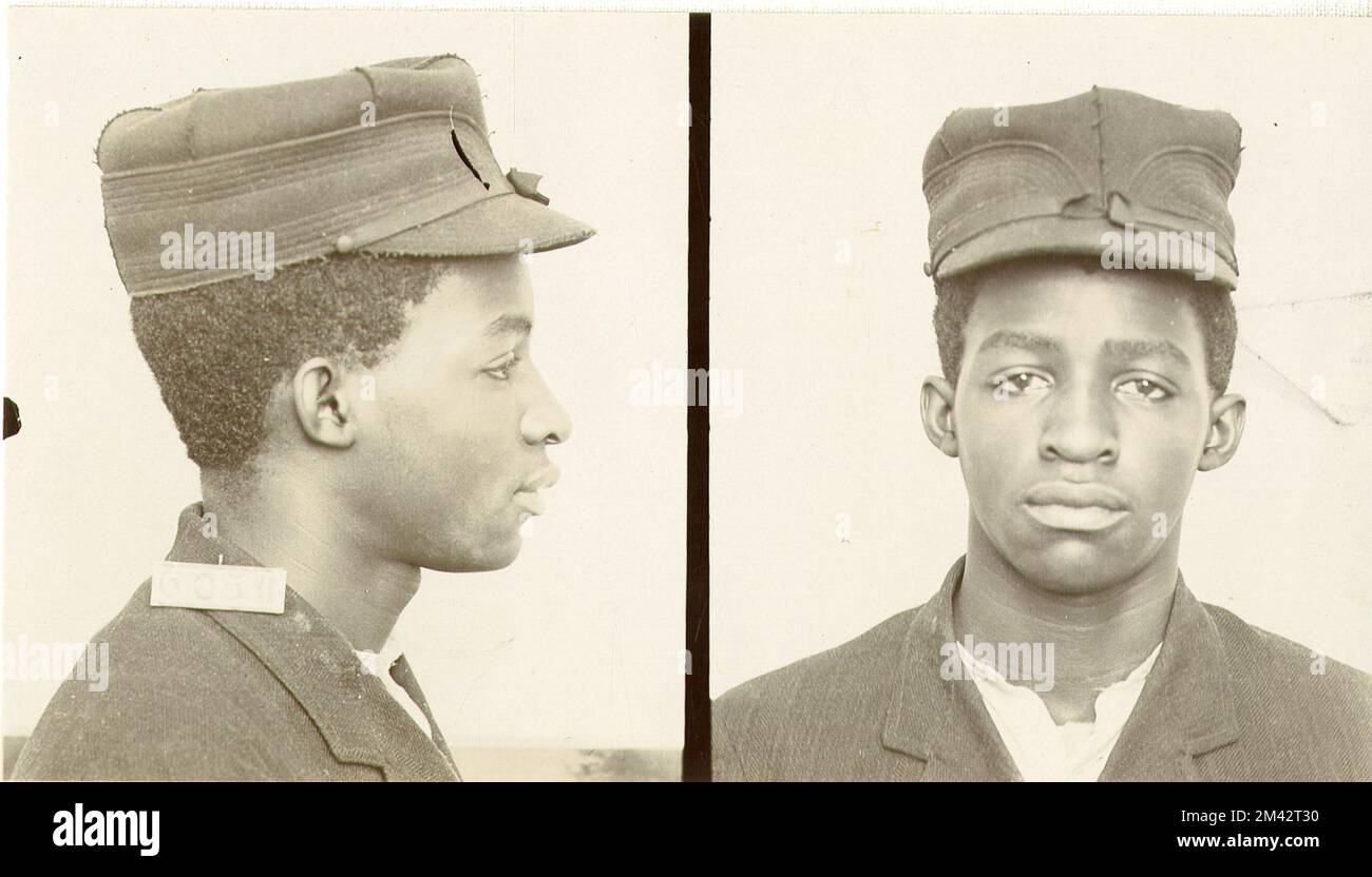 Photograph of Elmer Johnson. Bureau of Prisons, Inmate case files Stock ...