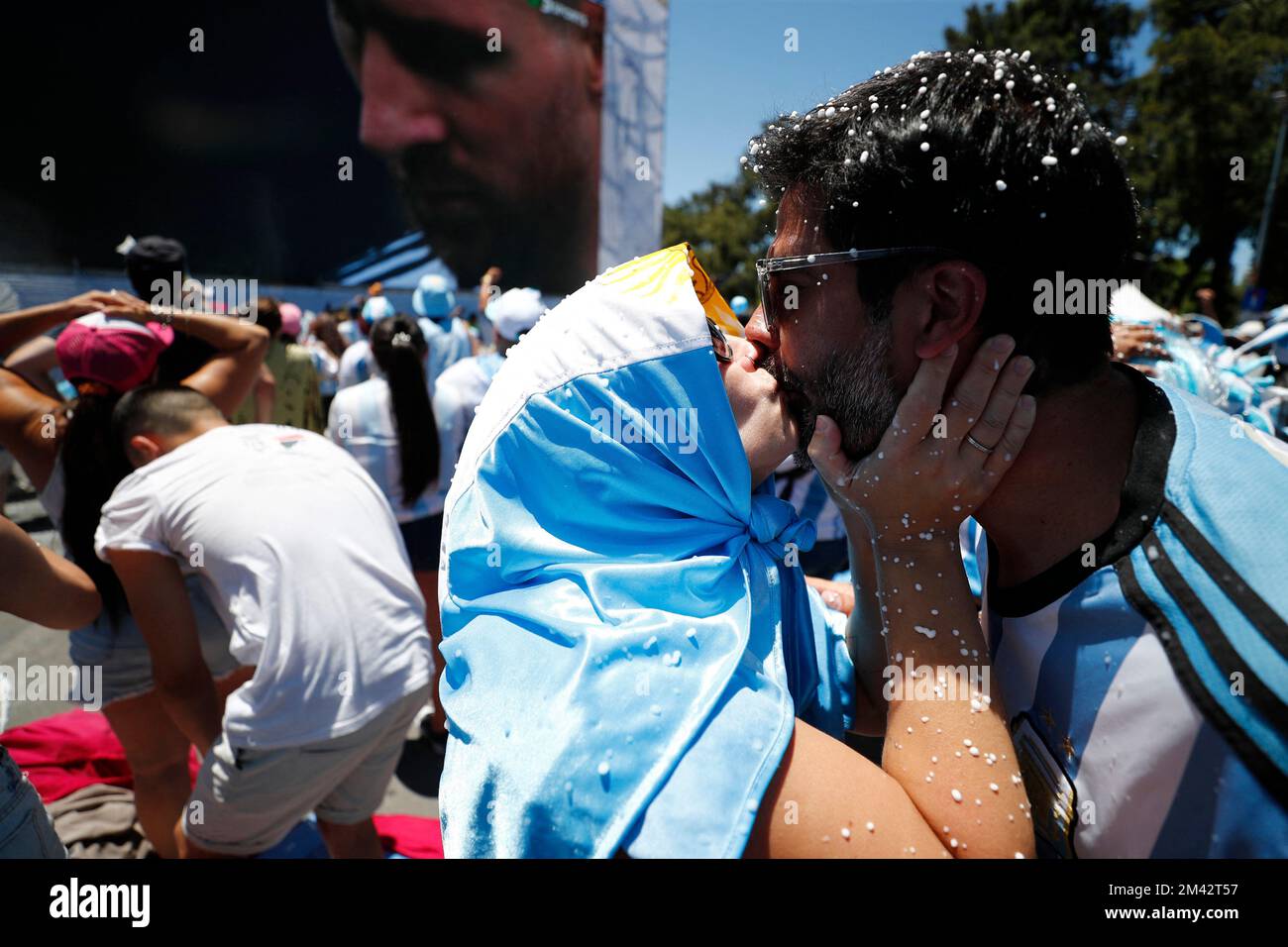Lionel messi world cup kiss hi-res stock photography and images - Alamy