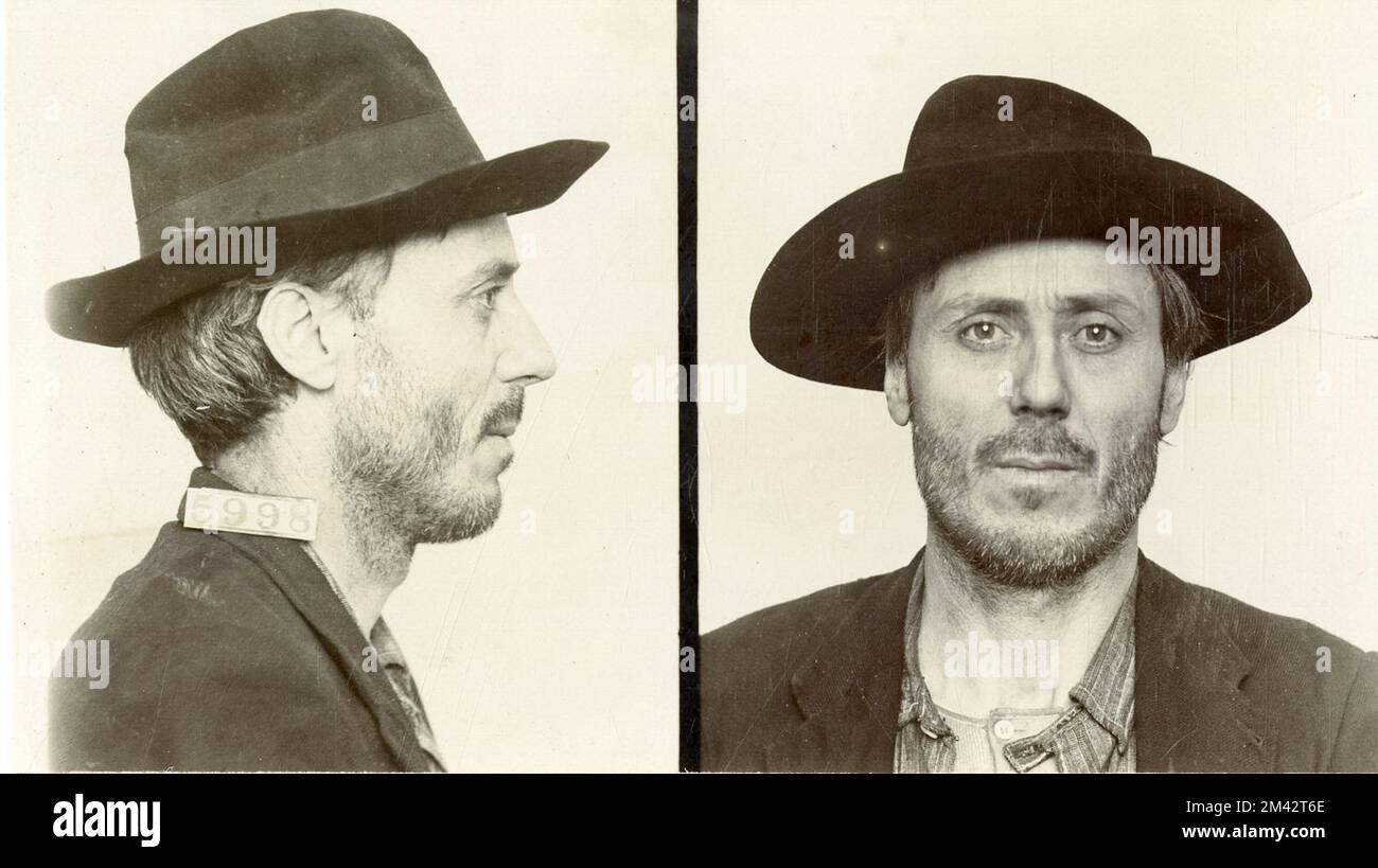 Photograph of Henry Malone. Bureau of Prisons, Inmate case files Stock ...