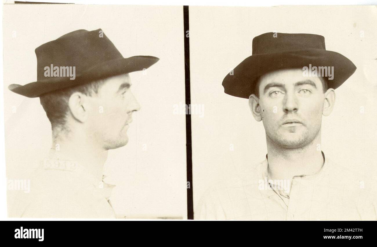 Photograph of Harry Hayes. Bureau of Prisons, Inmate case files Stock ...