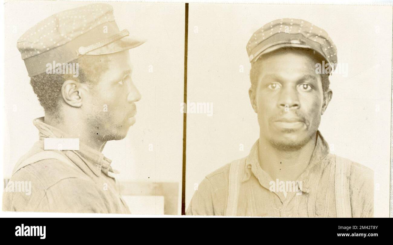 Photograph of James Thomas. Bureau of Prisons, Inmate case files Stock ...