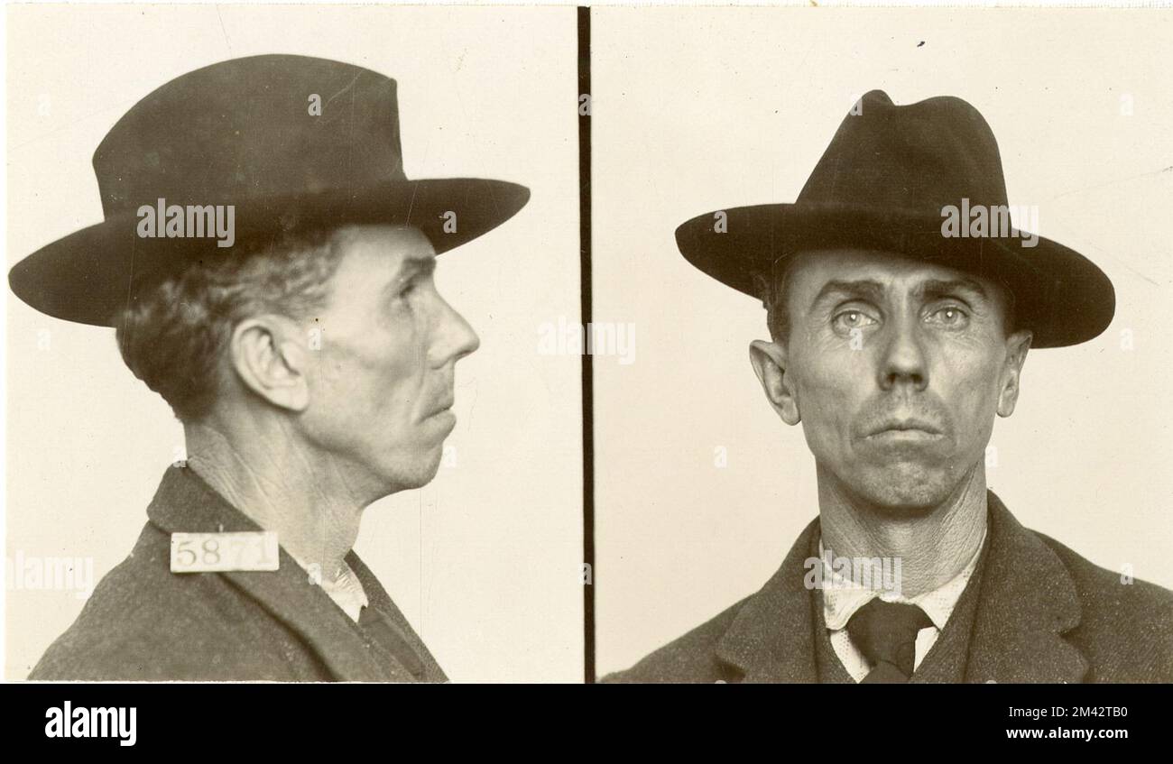 Photograph of Daniel Noble. Bureau of Prisons, Inmate case files Stock ...