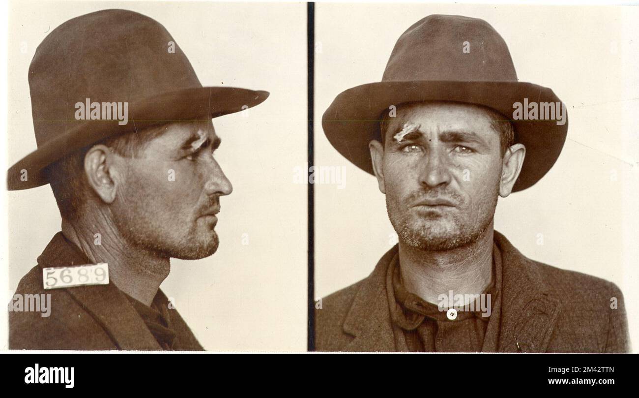 Photograph of Bert Hicks. Bureau of Prisons, Inmate case files Stock ...