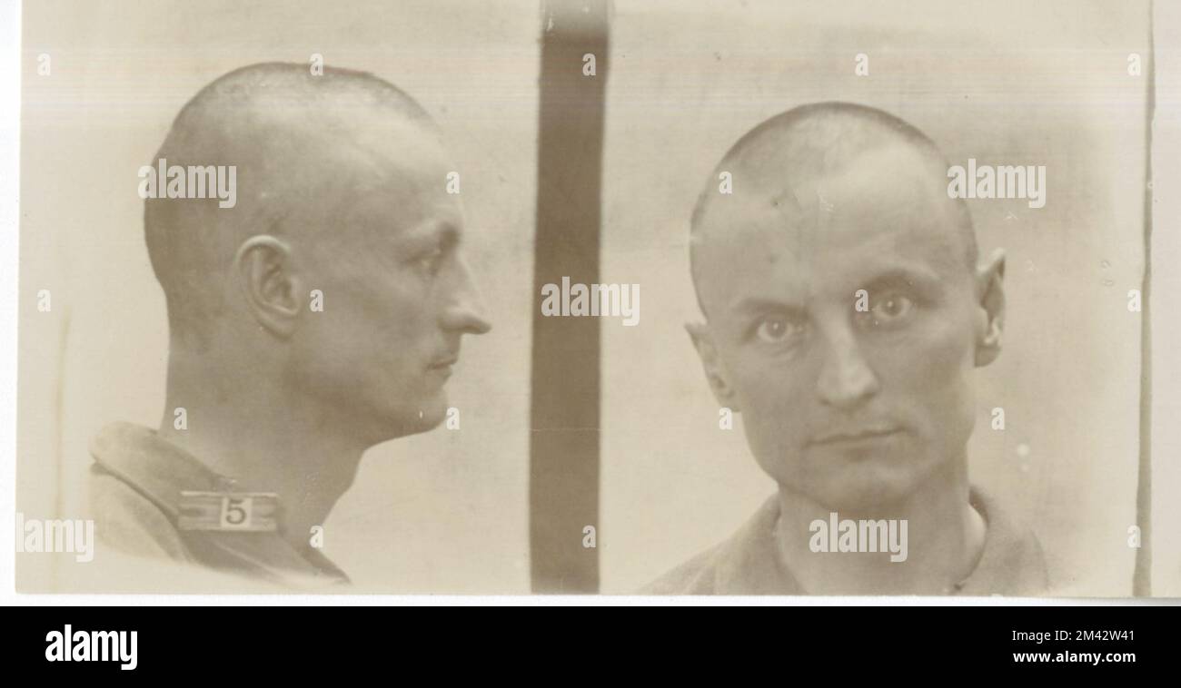 Photograph of George Burton. Bureau of Prisons, Inmate case files Stock ...