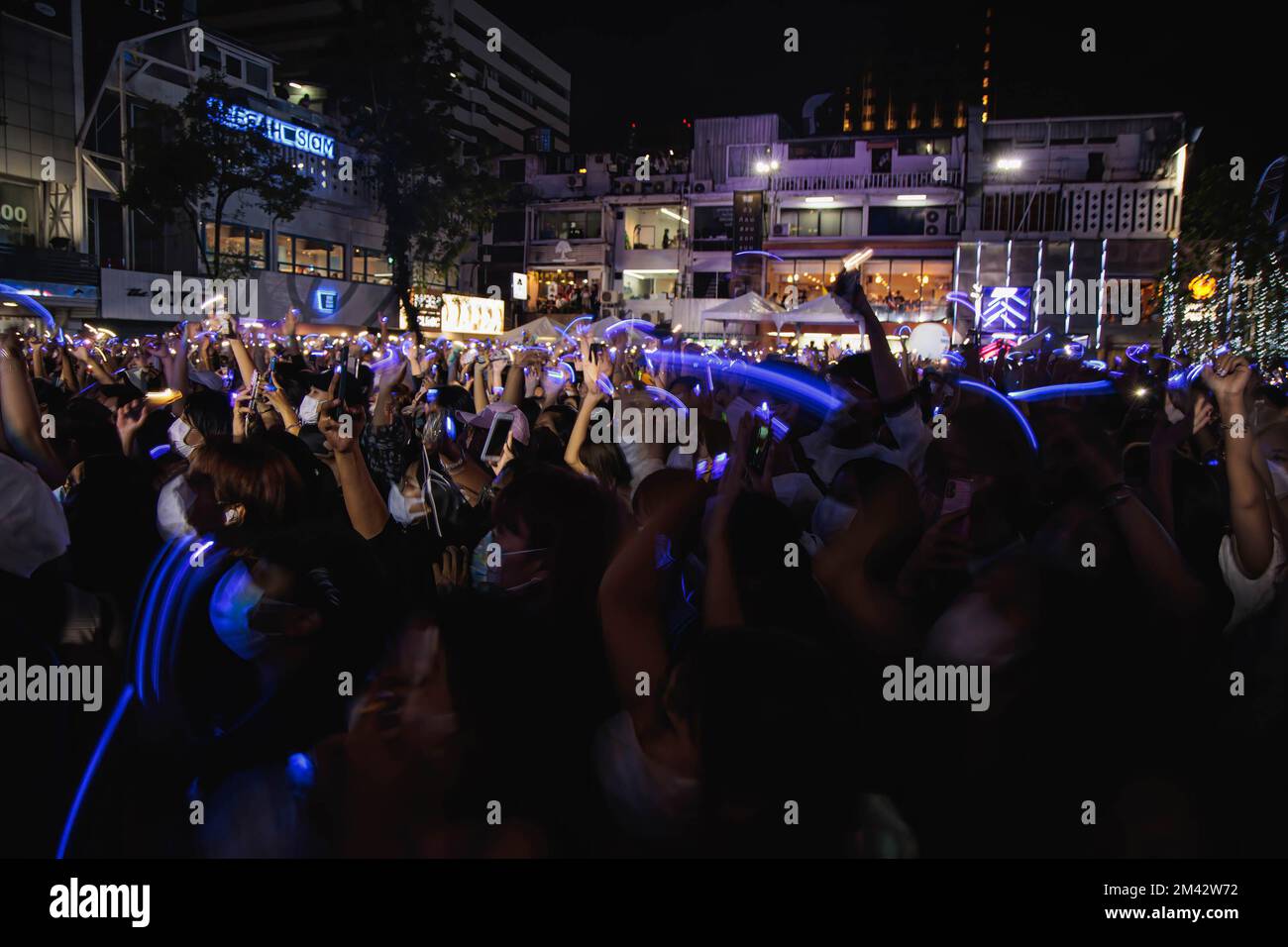 Supporters of Milli (Danupha Khanatheerakul), Thai rapper cheer her on ...
