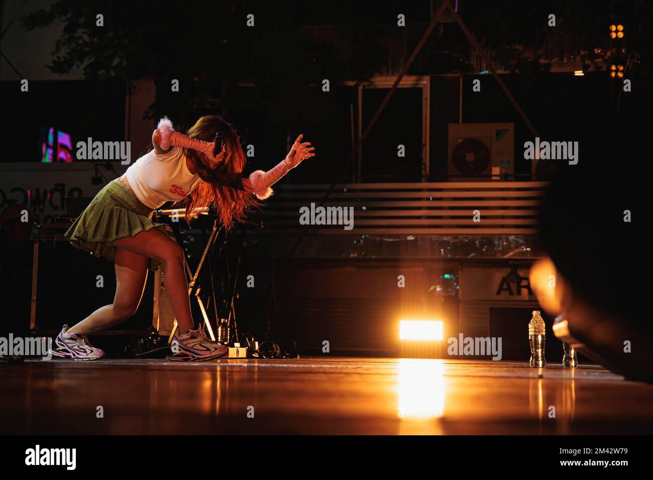 Milli (Danupha Khanatheerakul), Thai rapper performs during a live ...