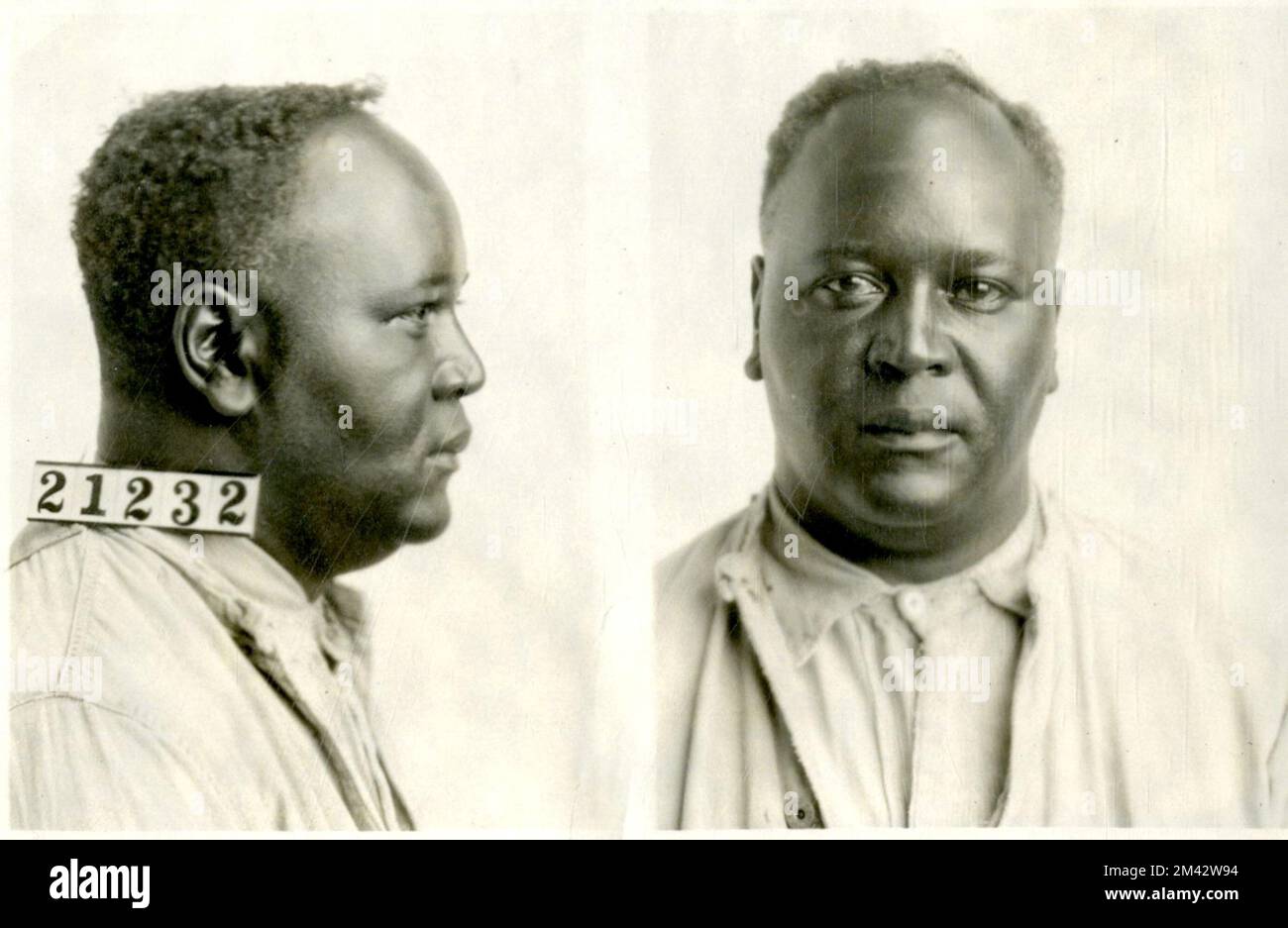 Photograph of Less Aikins. Bureau of Prisons, Inmate case files Stock ...