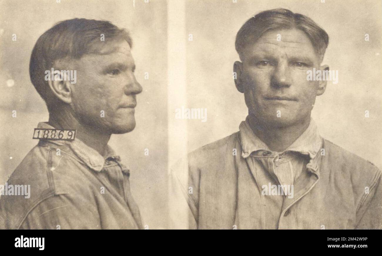 Photograph of Frank O'Neil. Bureau of Prisons, Inmate case files Stock ...