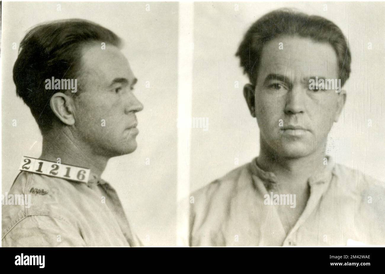 Photograph of Joseph Richey. Bureau of Prisons, Inmate case files Stock ...