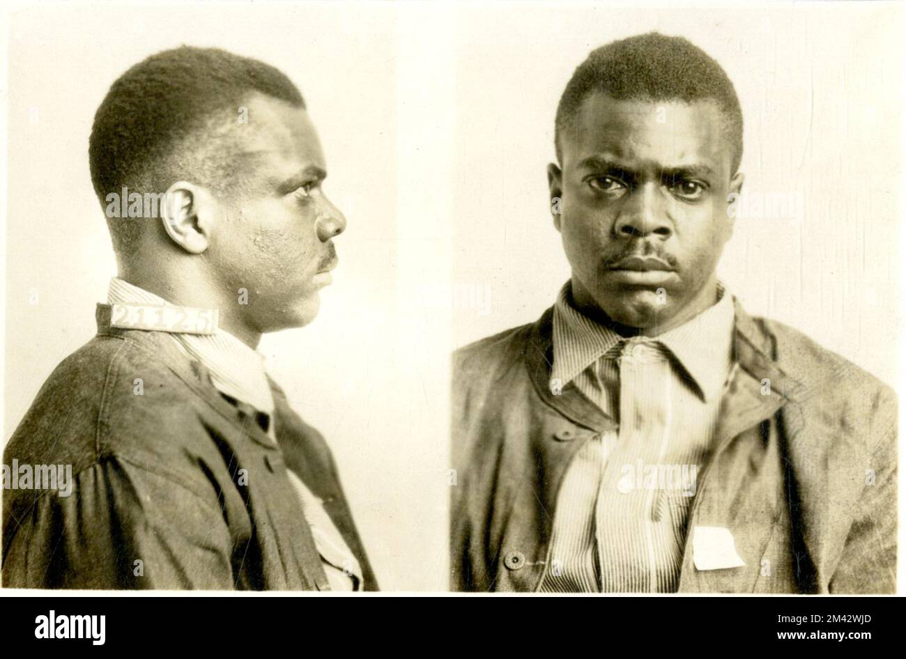 Photograph of James Jeffers. Bureau of Prisons, Inmate case files Stock ...