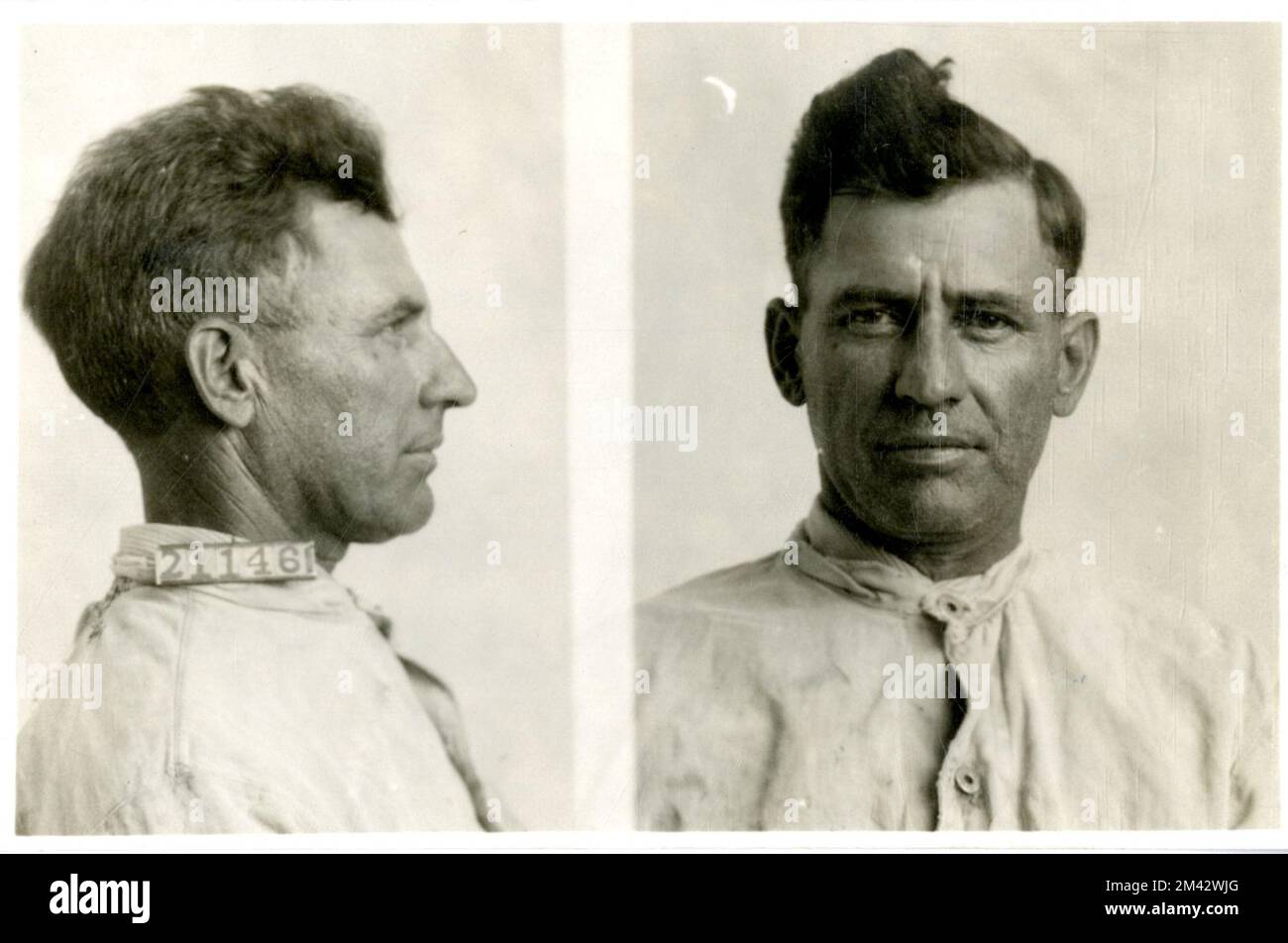 Photograph of C. C. Leard. Bureau of Prisons, Inmate case files Stock ...