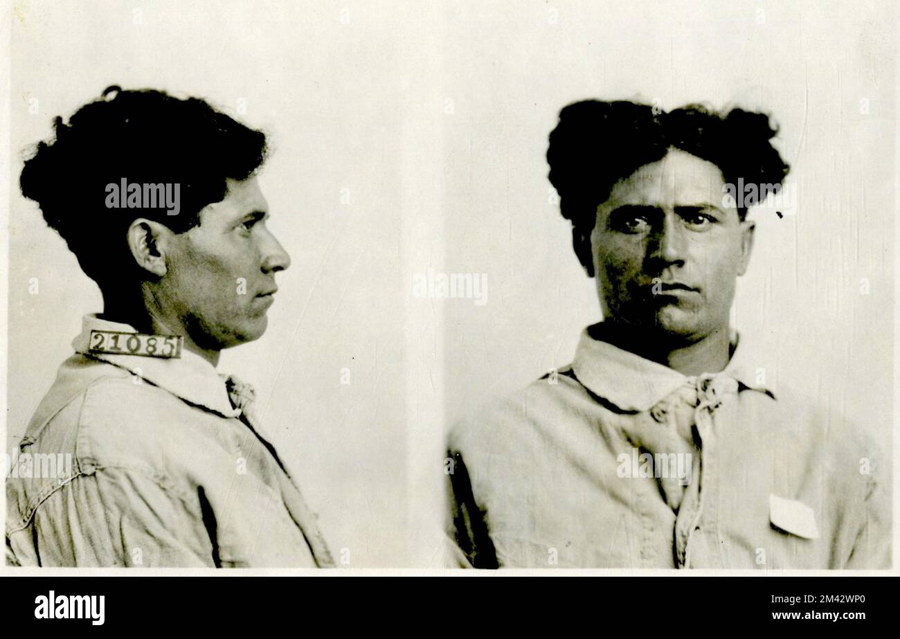 Photograph of Thomas Garcia. Bureau of Prisons, Inmate case files Stock ...