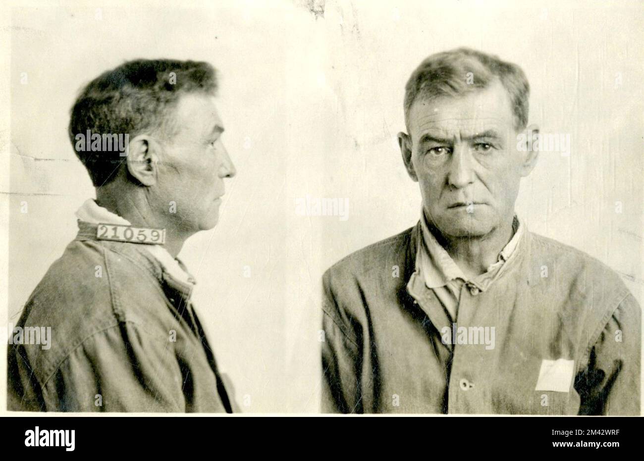 Photograph of Charles Warren. Bureau of Prisons, Inmate case files ...