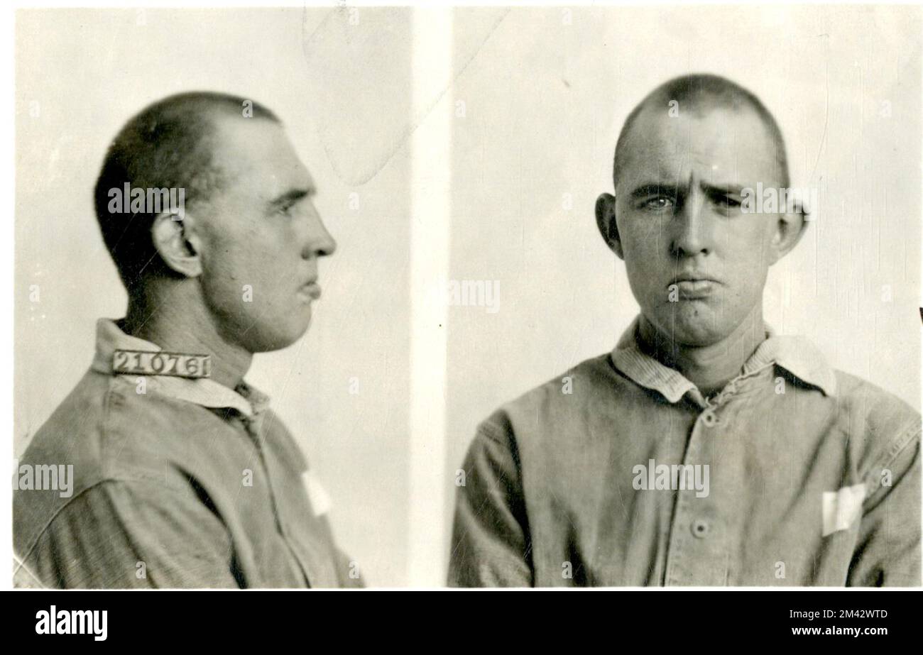 Photograph of Theodore O'Tier. Bureau of Prisons, Inmate case files ...
