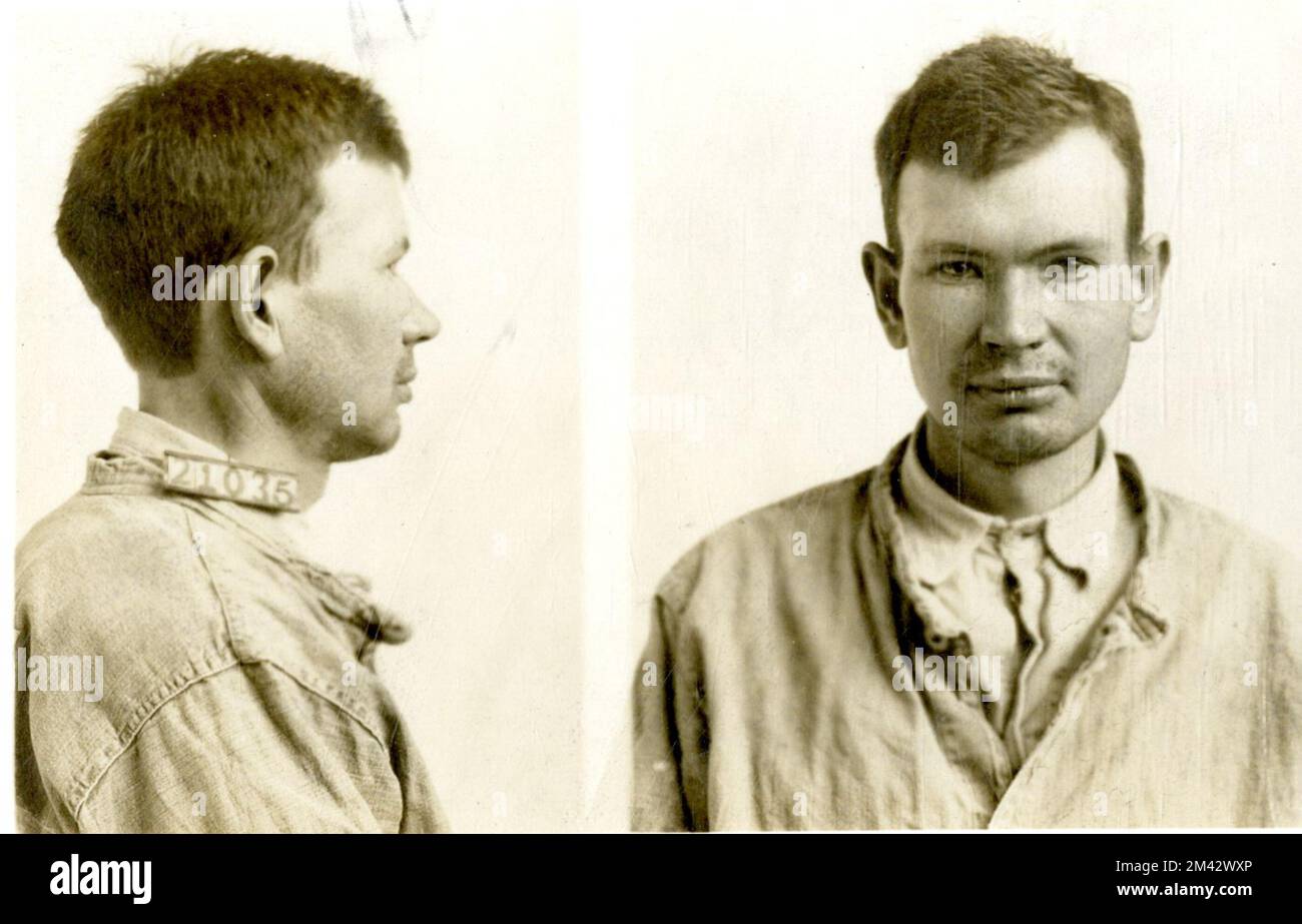 Photograph of Frank Moore. Bureau of Prisons, Inmate case files Stock ...