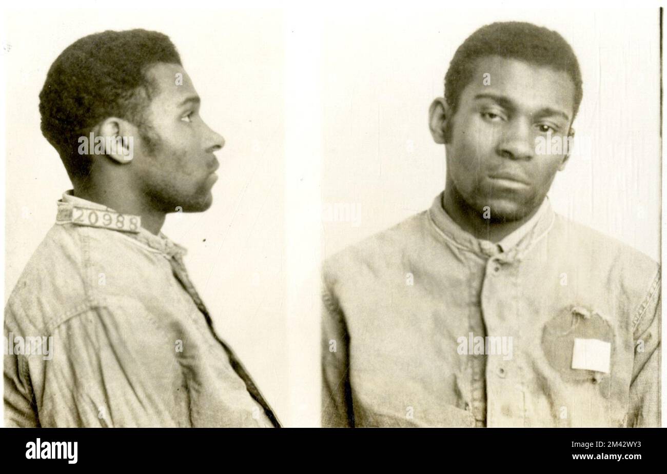 Photograph of Samuel Howard. Bureau of Prisons, Inmate case files Stock ...