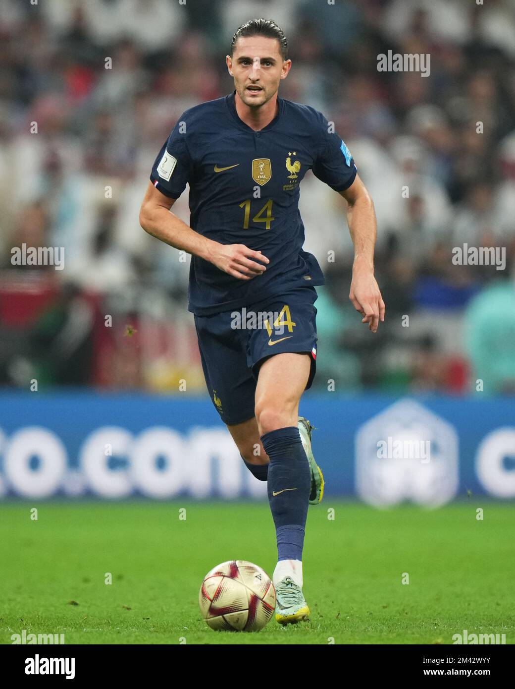 Adrien Rabiot of France during the FIFA World Cup Qatar 2022 match ...
