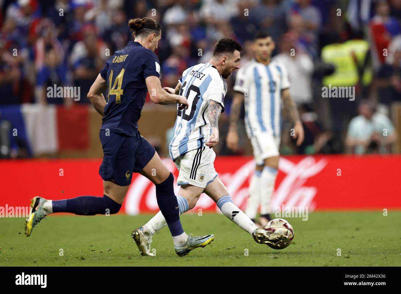 AL DAAYEN - (l-r) Adrien Rabiot of France, Lionel Messi of Argentina ...