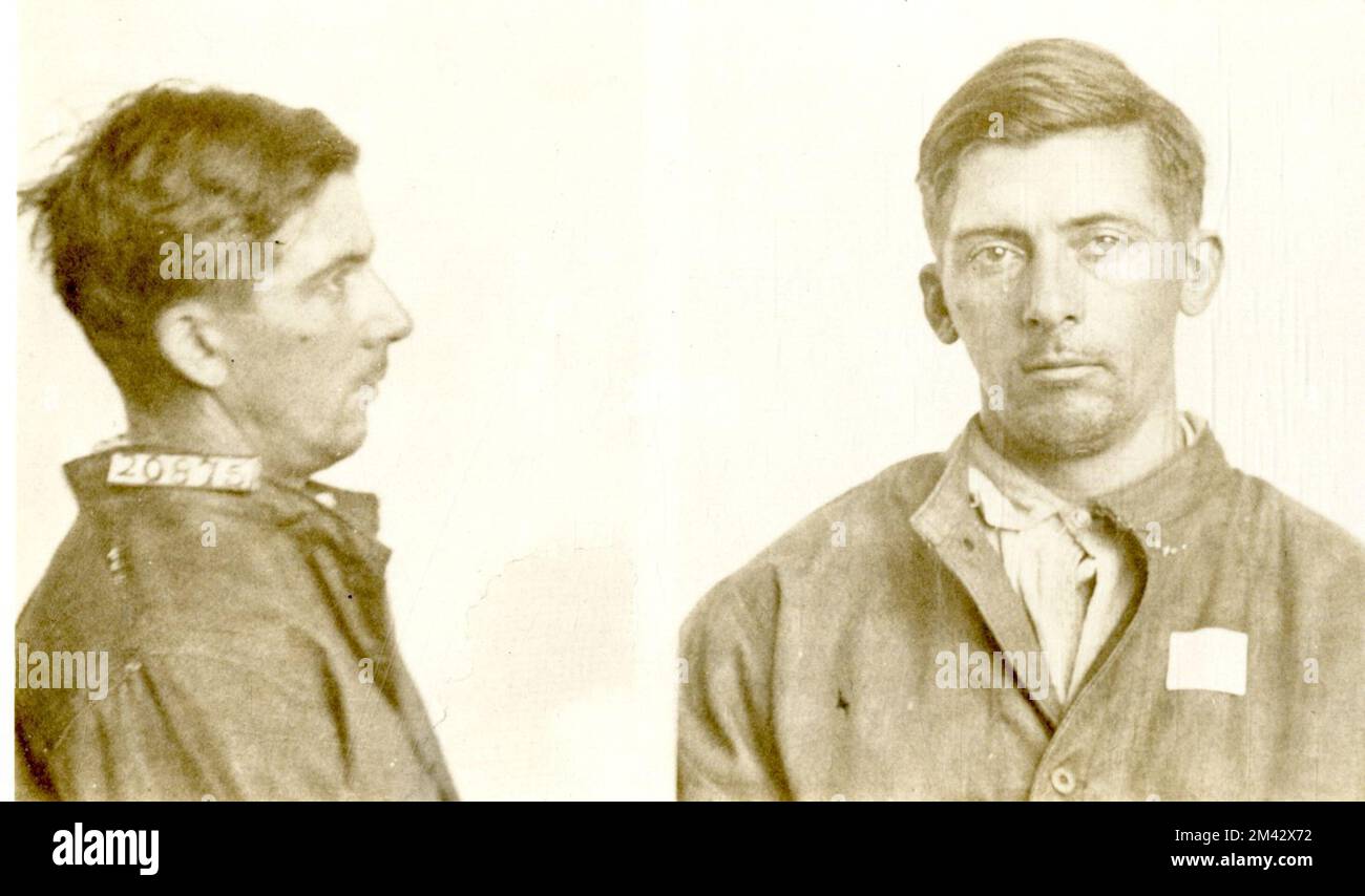 Photograph of Thomas Conrad. Bureau of Prisons, Inmate case files Stock ...