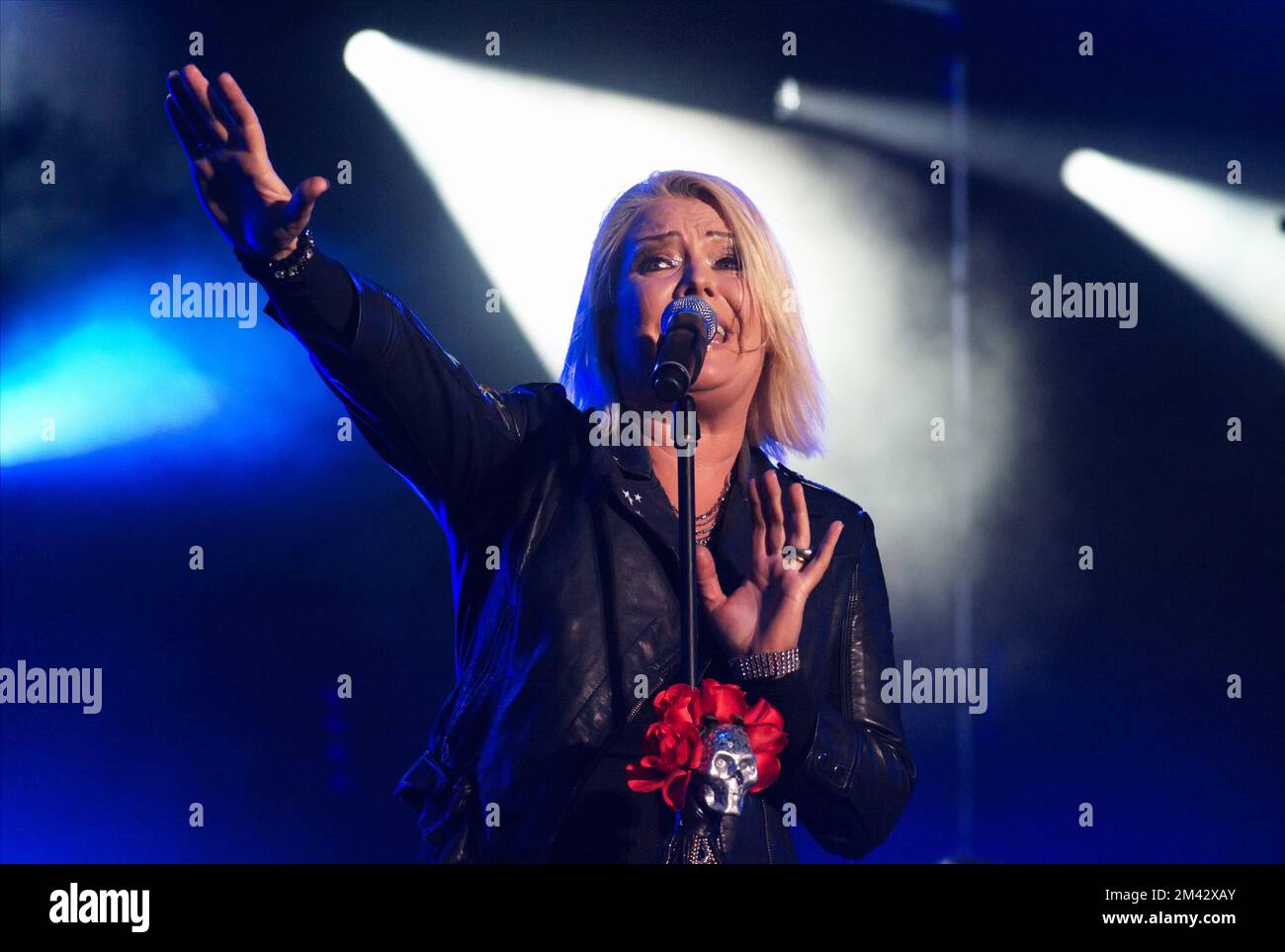Vienna, Austria. June 25, 2010. Kim Wilde at the Danube Island Festival ...
