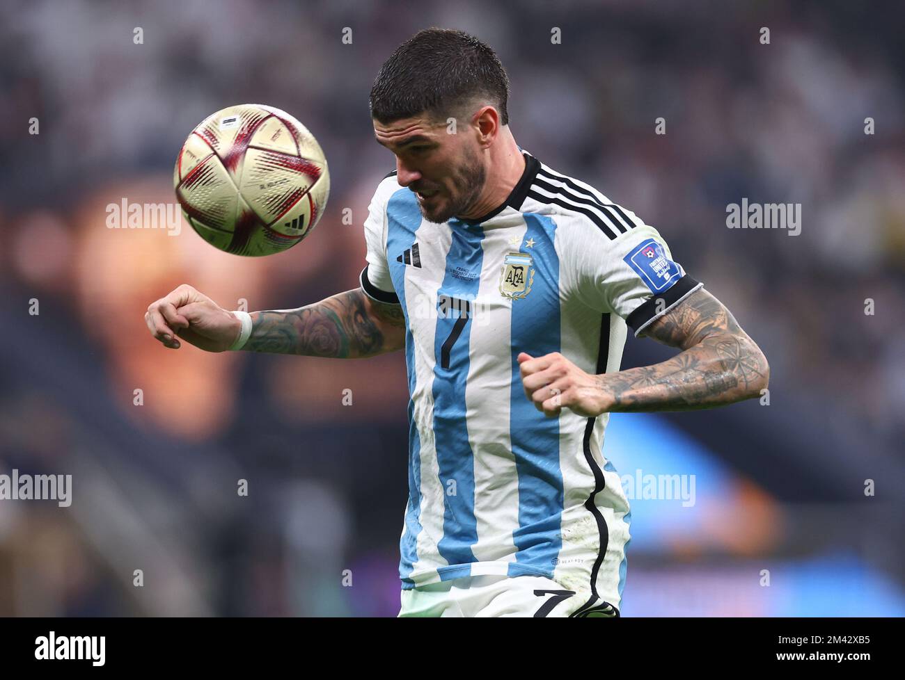 Doha, Qatar, 18th December 2022. Rodrigo De Paul of Argentina in action ...