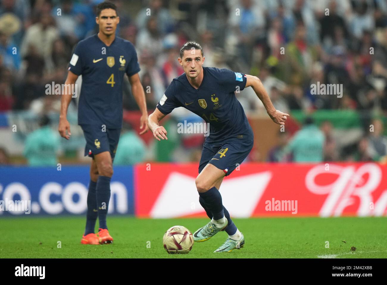 Adrien Rabiot of France during the FIFA World Cup Qatar 2022 match ...