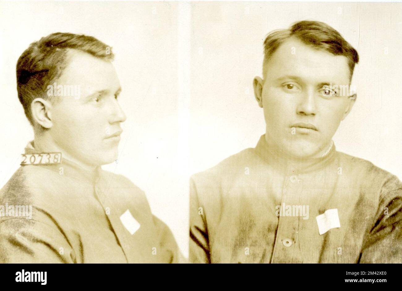 Photograph of Harry Raymond. Bureau of Prisons, Inmate case files Stock ...