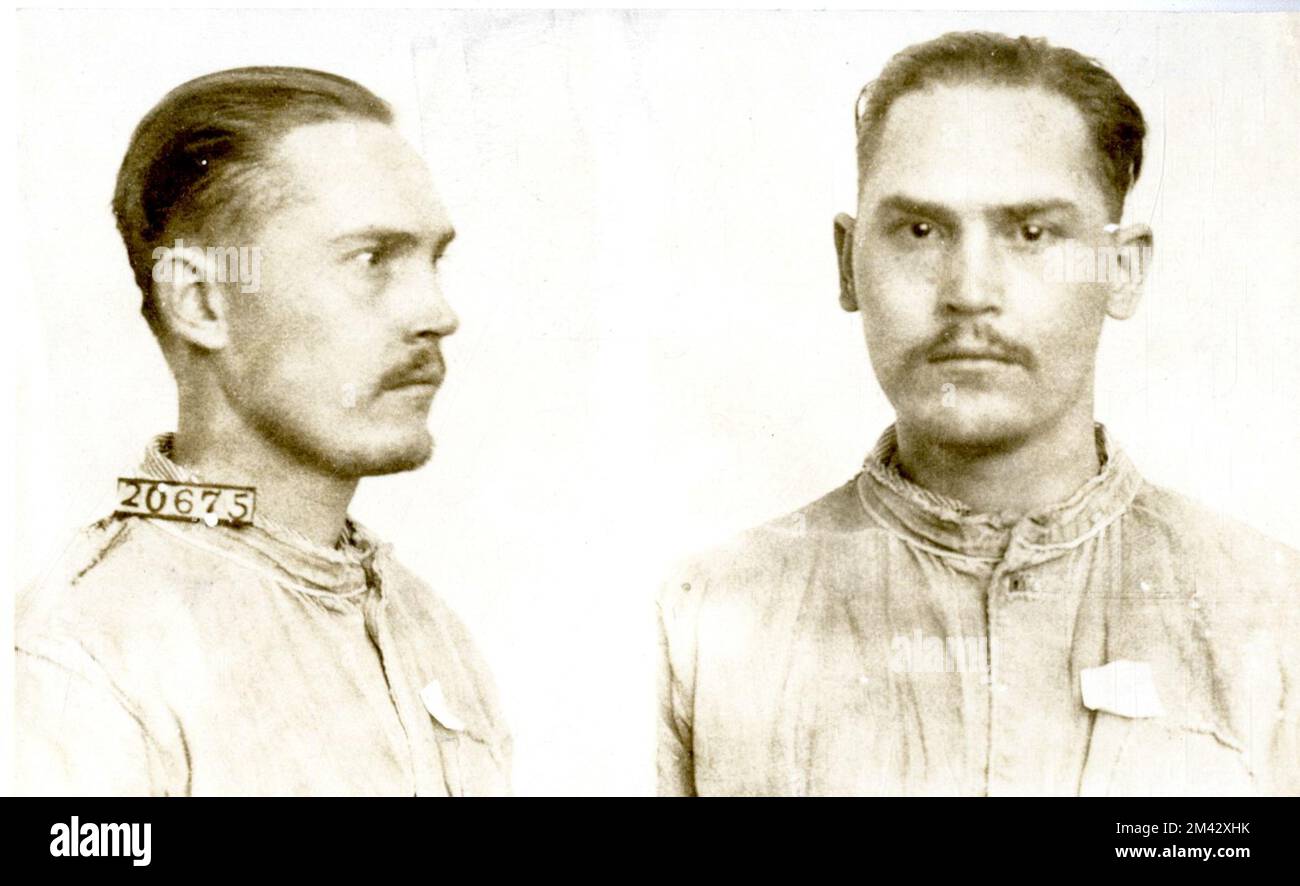 Photograph of Harry Peters. Bureau of Prisons, Inmate case files Stock ...