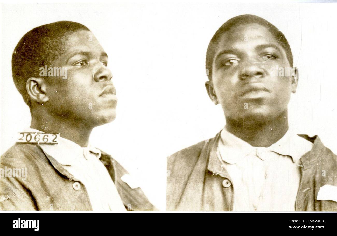 Photograph of Herbert Scott. Bureau of Prisons, Inmate case files Stock ...