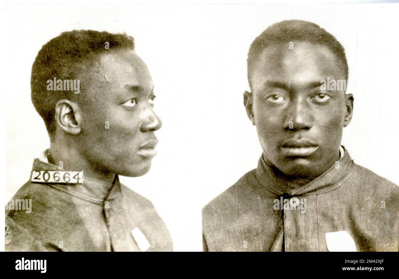 Photograph of Raymond Wood. Bureau of Prisons, Inmate case files Stock ...