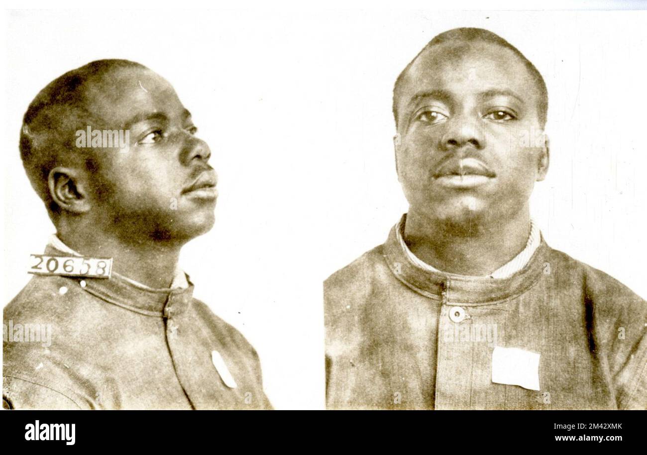 Photograph of William Moore. Bureau of Prisons, Inmate case files Stock ...