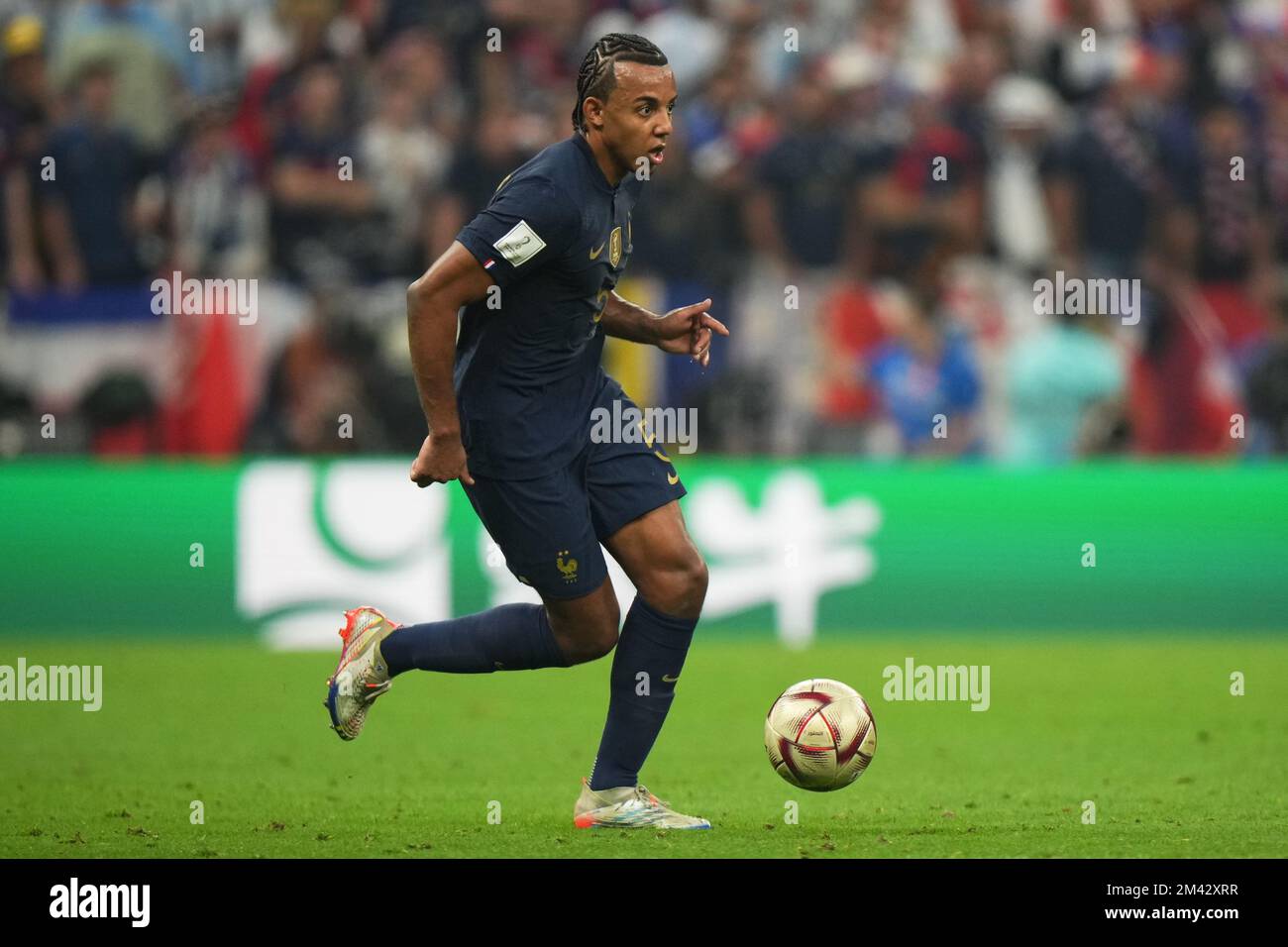 Jules Kounde of France during the FIFA World Cup Qatar 2022 match ...