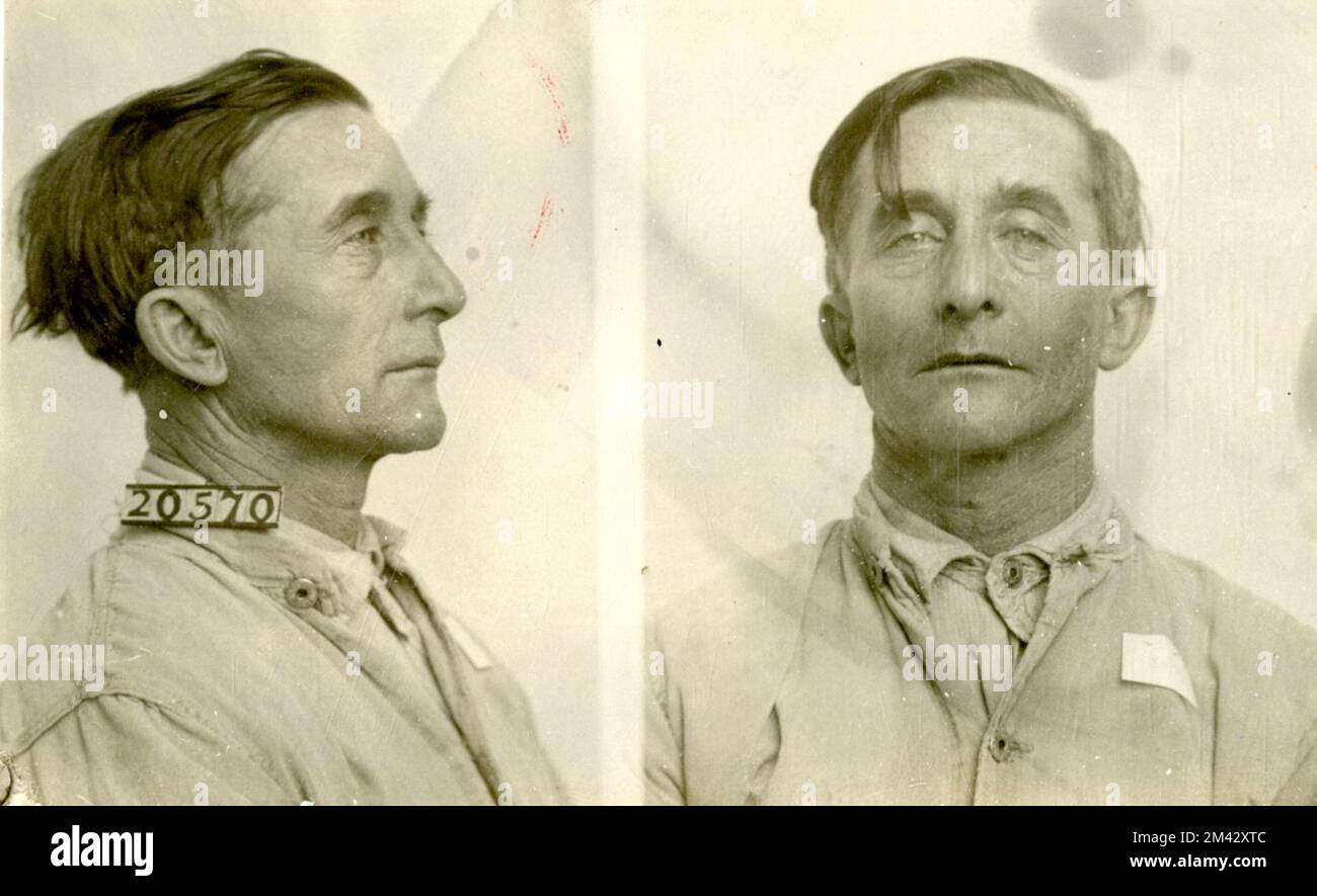 Photograph of Jim George. Bureau of Prisons, Inmate case files Stock ...