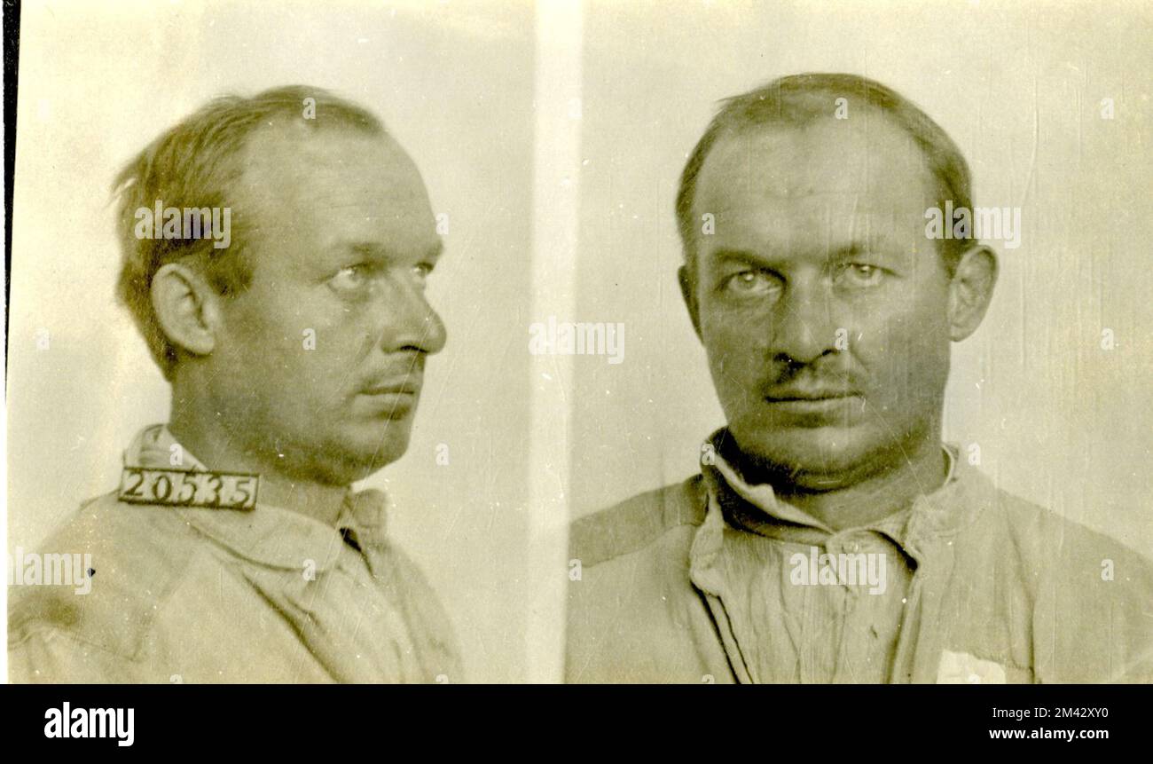 Photograph of E. Henson. Bureau of Prisons, Inmate case files Stock ...