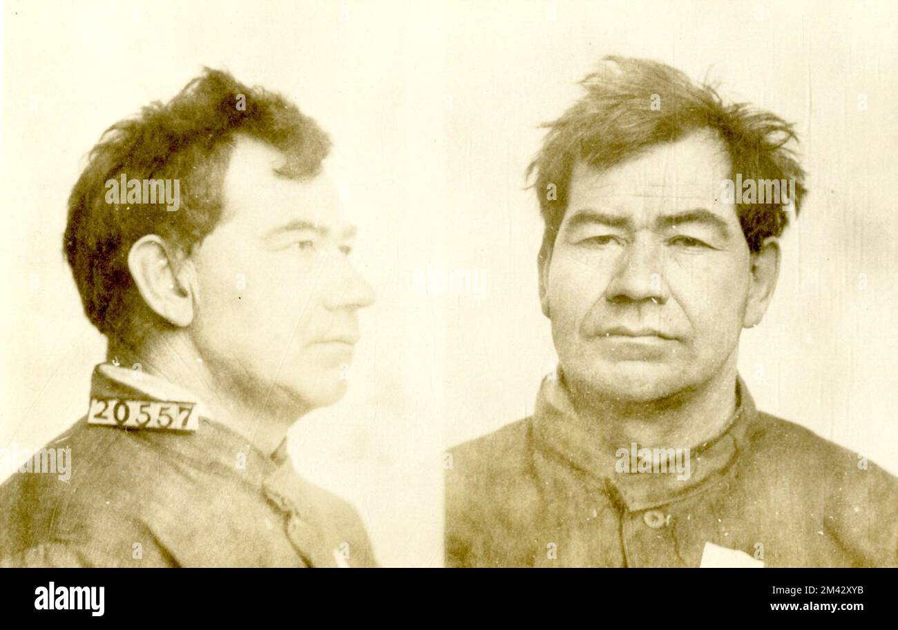 Photograph of Thomas Sperling. Bureau of Prisons, Inmate case files Stock Photo - Alamy
