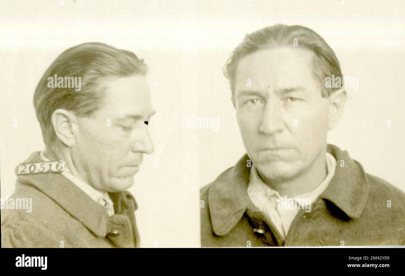 Photograph of John Menefee. Bureau of Prisons, Inmate case files Stock ...