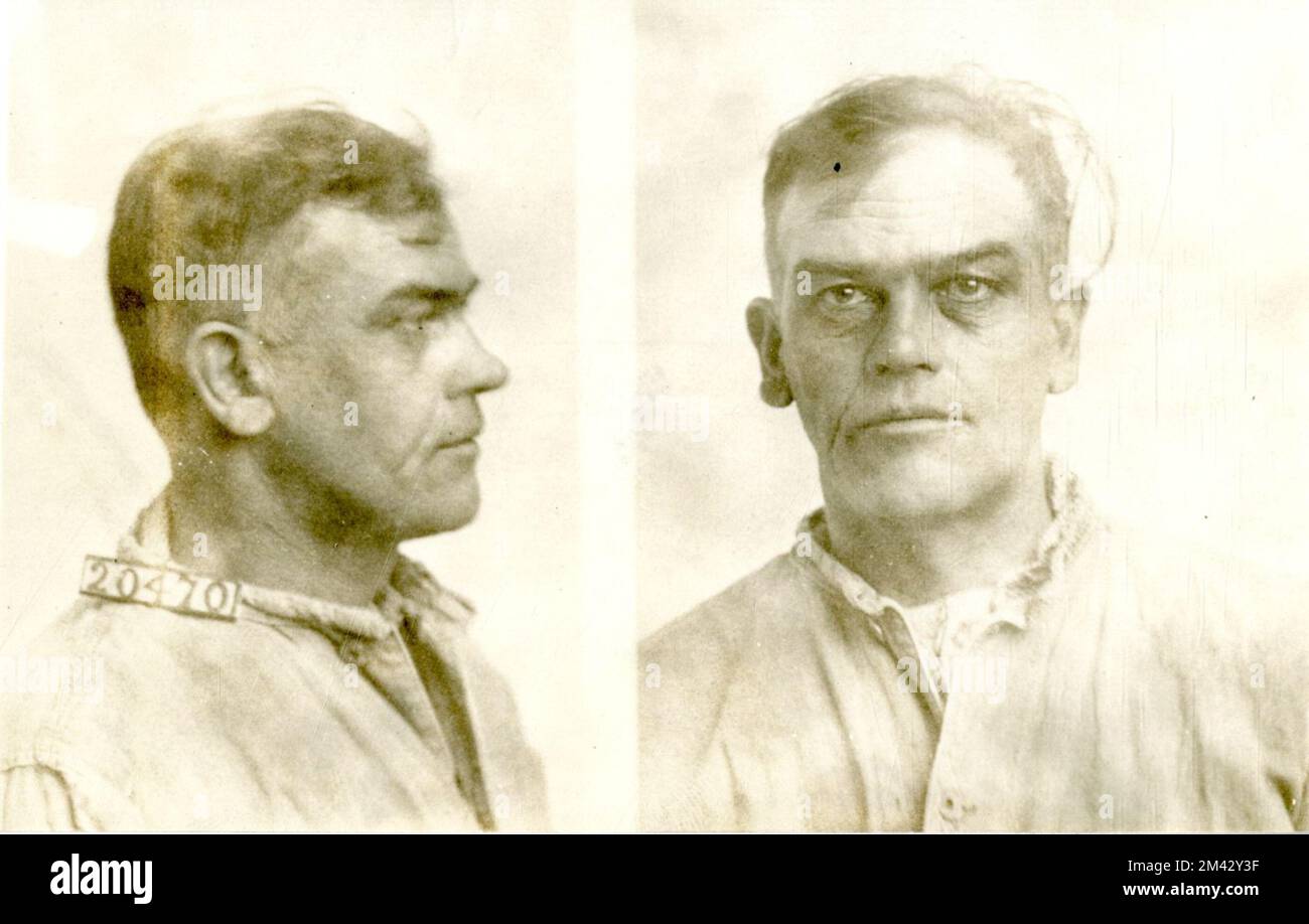 Photograph of Ed Osborne. Bureau of Prisons, Inmate case files Stock ...