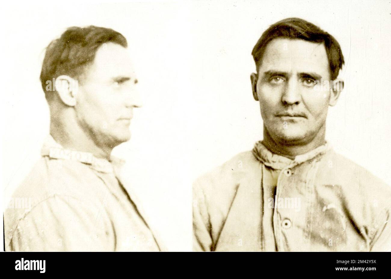 Photograph of Oliver Huff. Bureau of Prisons, Inmate case files Stock ...