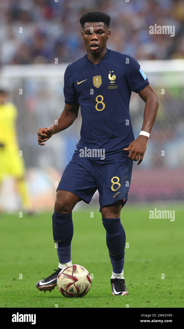 Doha Qatar 18th December 2022 Aurelien Tchouameni Of France During